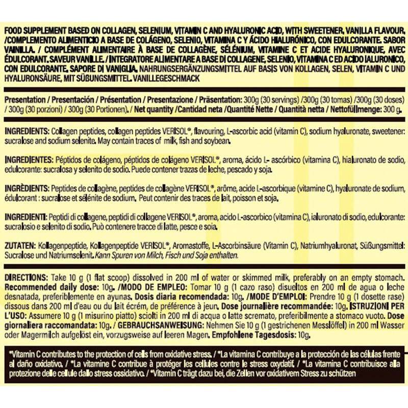 Collagène Glow Up LifePRO 300g poudre — Verisol, acide hyaluronique LIFE PRO NUTRITION - Decathlon