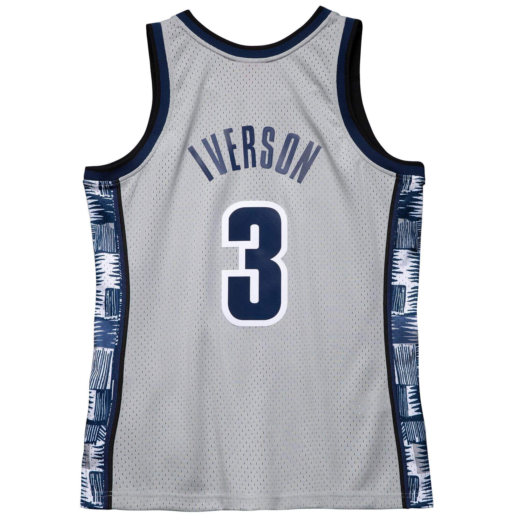 Maglia Allen Iverson GeorgeTown University 1995-96 MITCHELL AND NESS ...