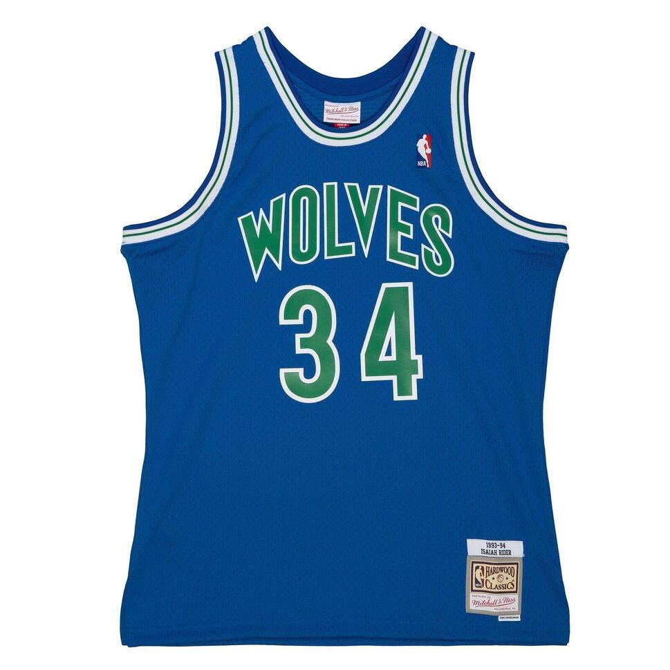 Maglia NBA Minnesota Timberwolves Isaiah Rider Jr 1993/94 MITCHELL E ...