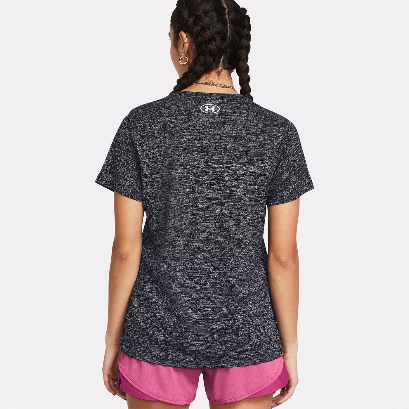 T-shirt Da Donna Ua Tech™ Twist Under Armour Nero E Bianco UNDER ARMOUR ...