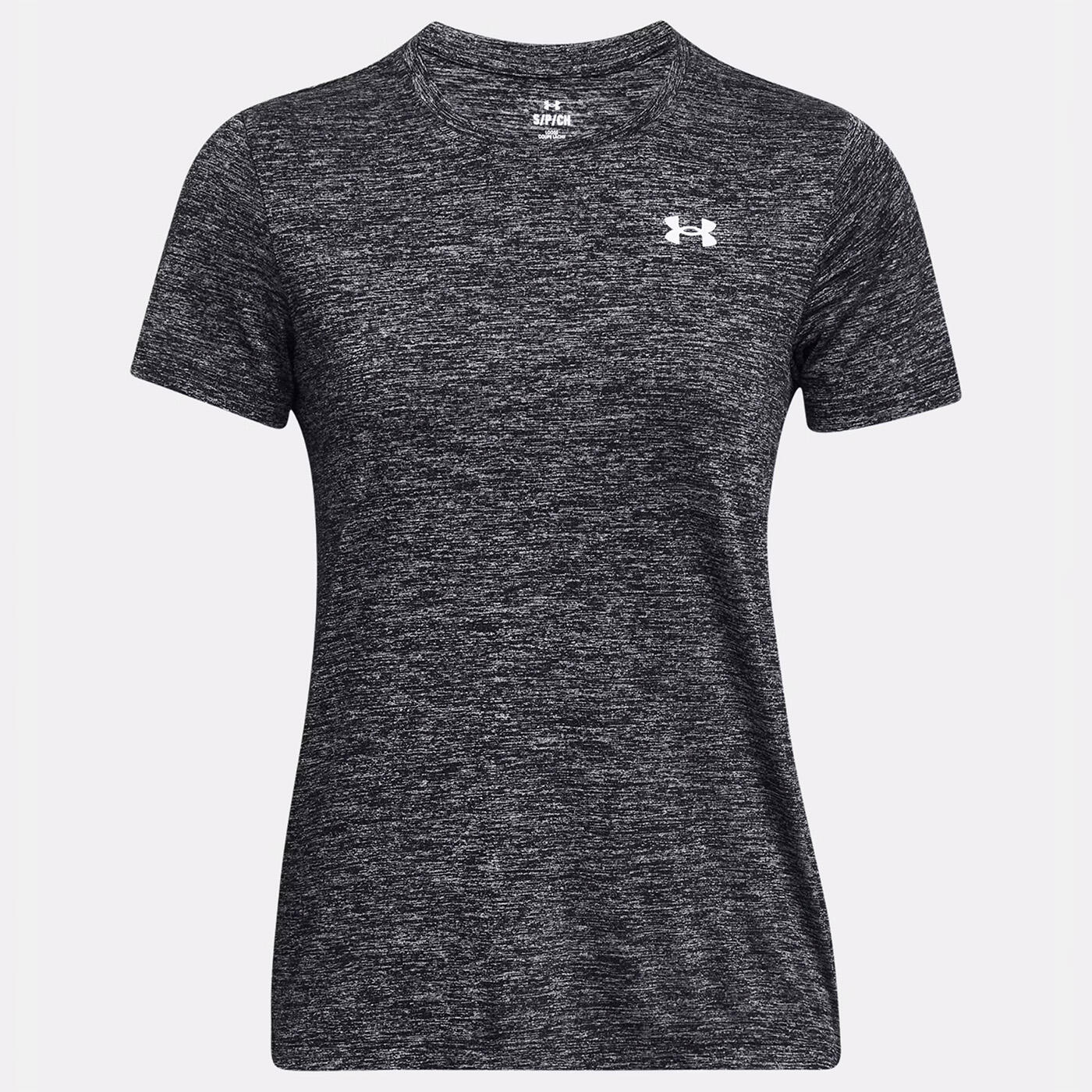 T-shirt Da Donna Ua Tech™ Twist Under Armour Nero E Bianco UNDER ARMOUR ...