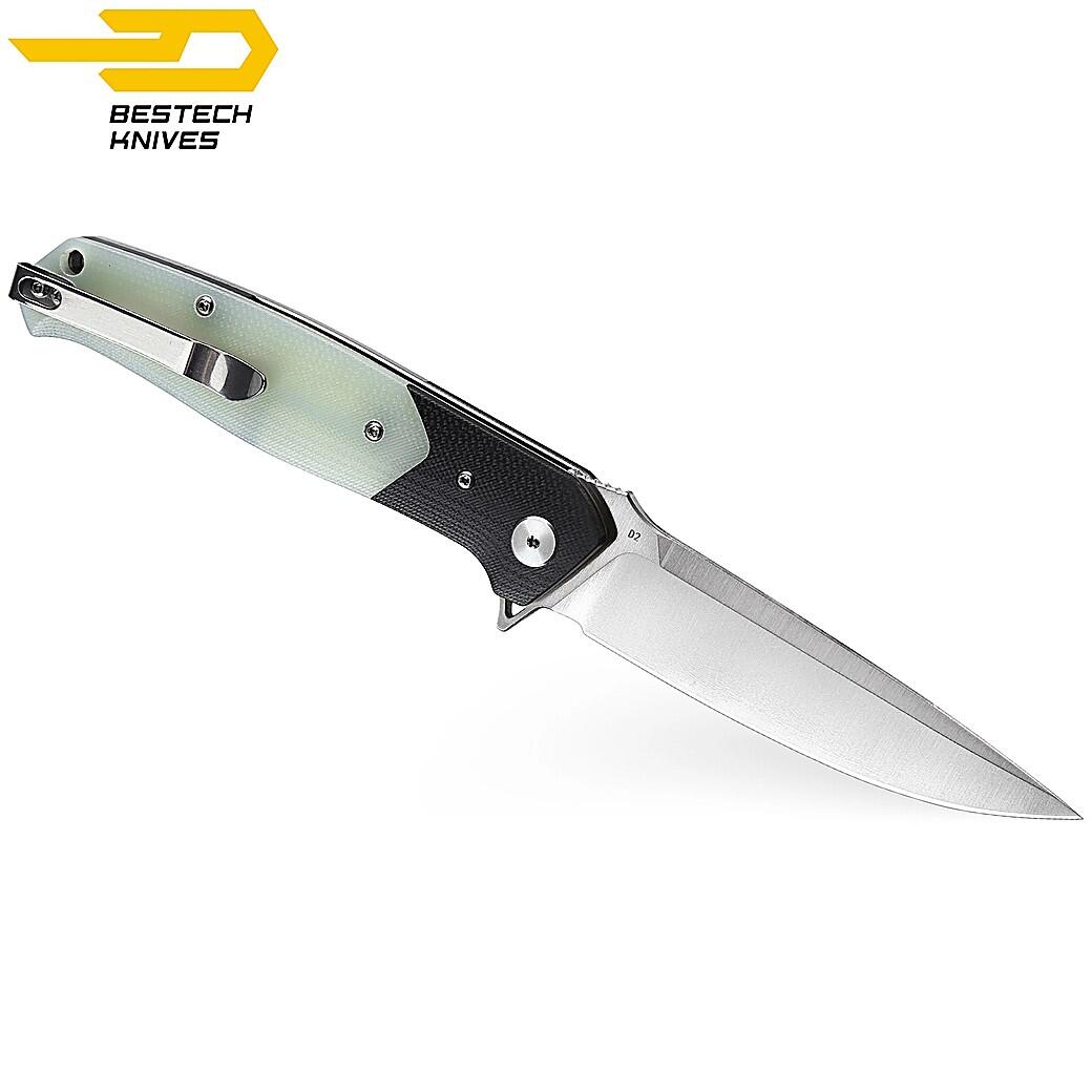 Bestech Couteau de Poche Swordfish Noir Jade G10 D2 BESTECH KNIVES | Decathlon