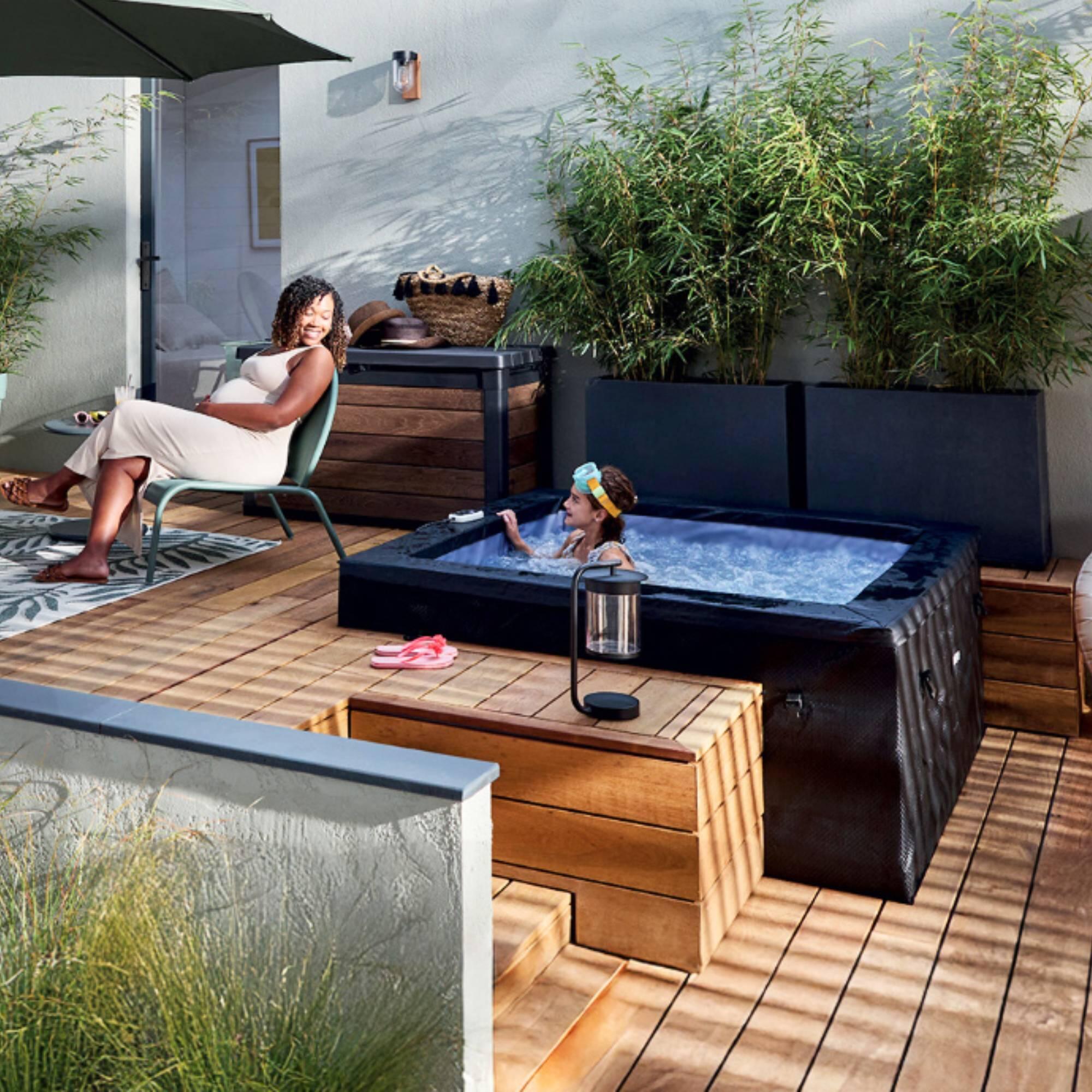 Wave Garda | 4-Person Foam Hot Tub | Integrated Heater WAVE DIRECT ...