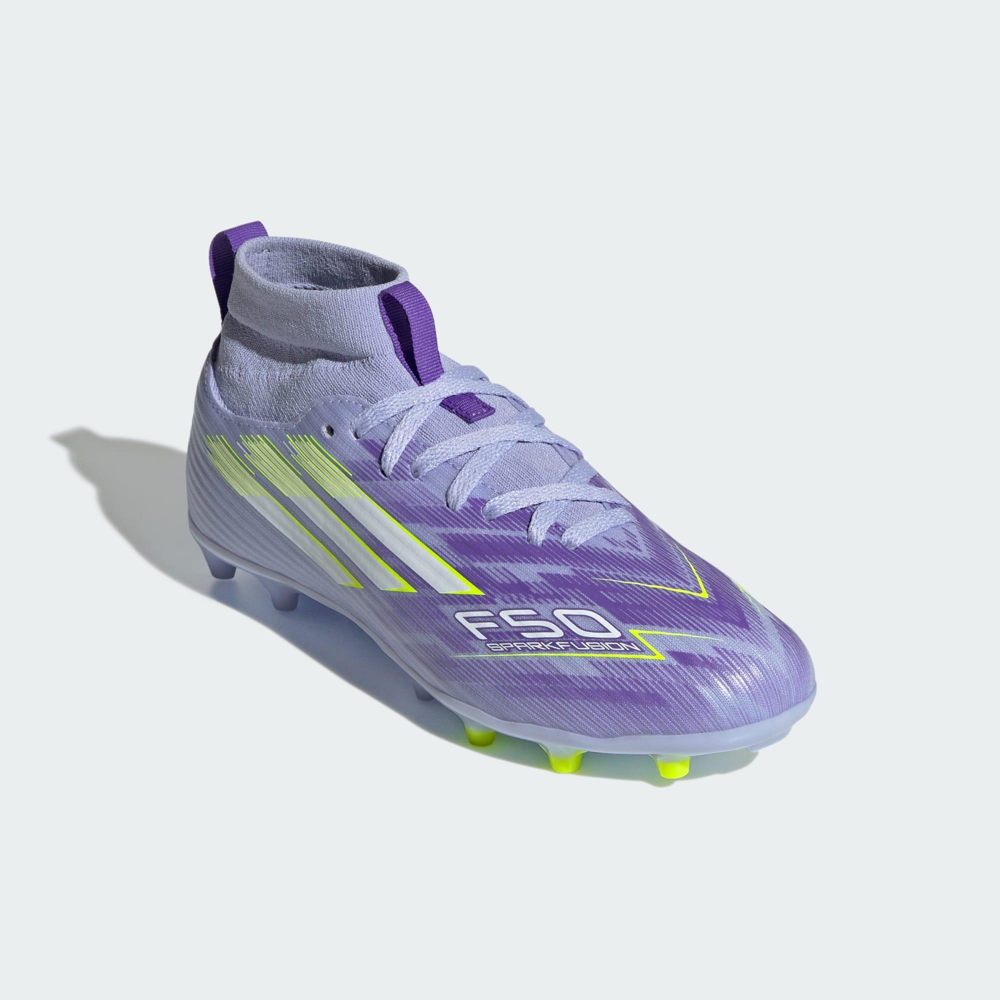 F50 Sparkfusion League Firm Ground/Artificial Grass Boots Kids | Decathlon