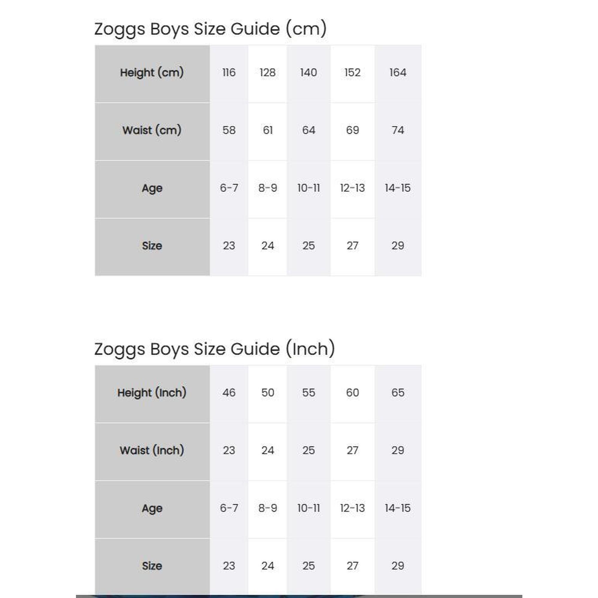 Spodenki K pielowe Zoggs Boys Fish Hip Racer – Rozmiar 29 ZOGGS | Decathlon