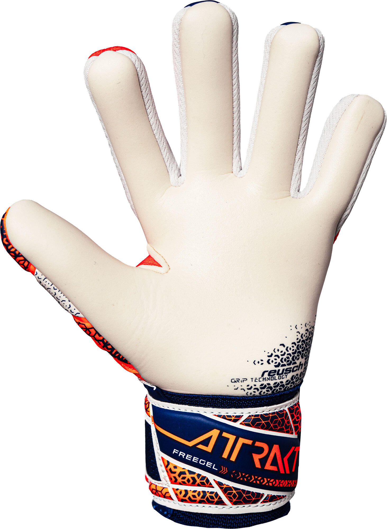 Reusch Attrakt ENERGIZE Freegel Gold NC Junior Goalkeeper Gloves ...