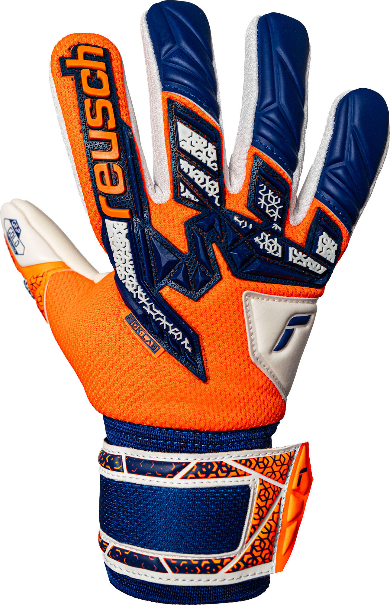 Reusch Attrakt ENERGIZE Freegel Gold NC Junior Goalkeeper Gloves ...