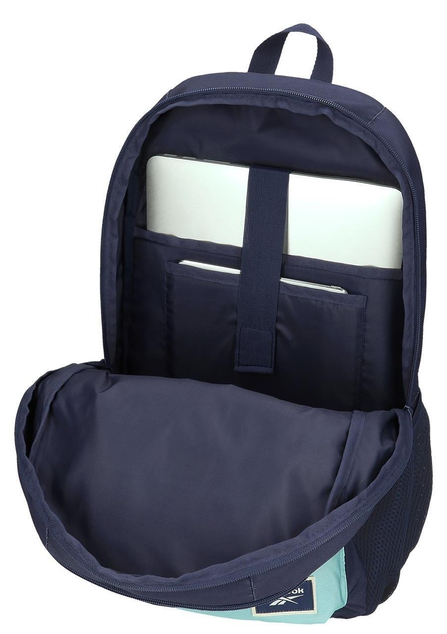 Zaino scolastico Reebok Andrew da 44cm blu navy a due scomparti per ...