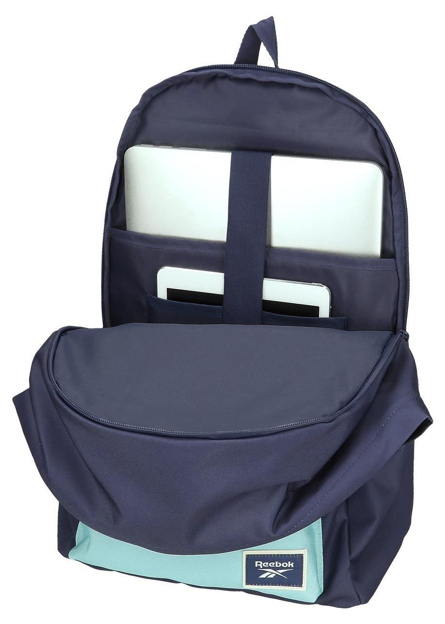 Zaino porta computer Reebok Andrew da 44cm a due scomparti con trolley ...