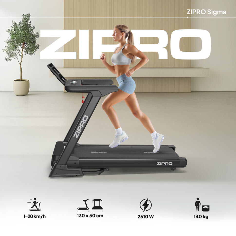 Bieżnia elektryczna do biegania Zipro Sigma ZIPRO | Decathlon