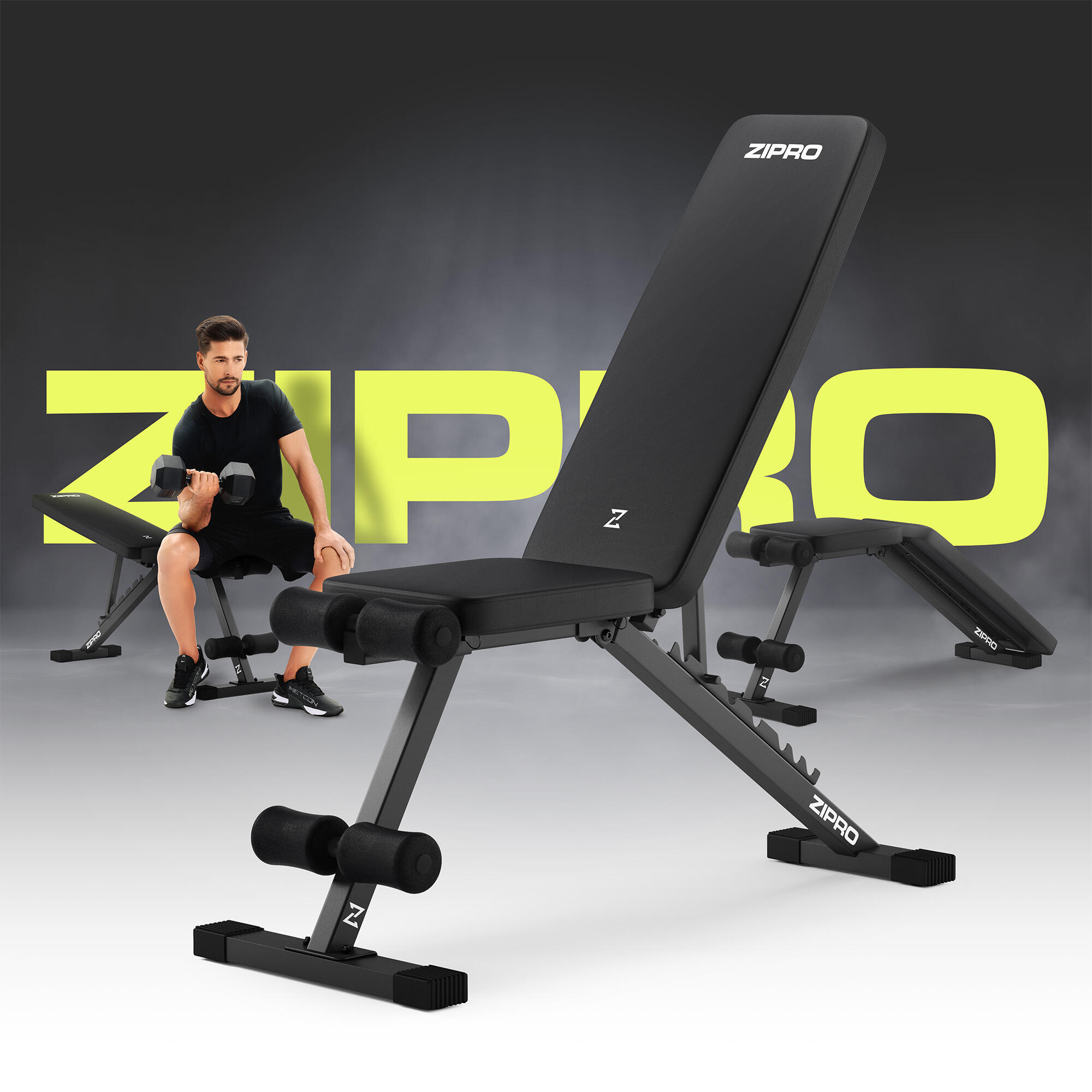 Banc de musculation Zipro Stride inclinable abdominaux | Decathlon