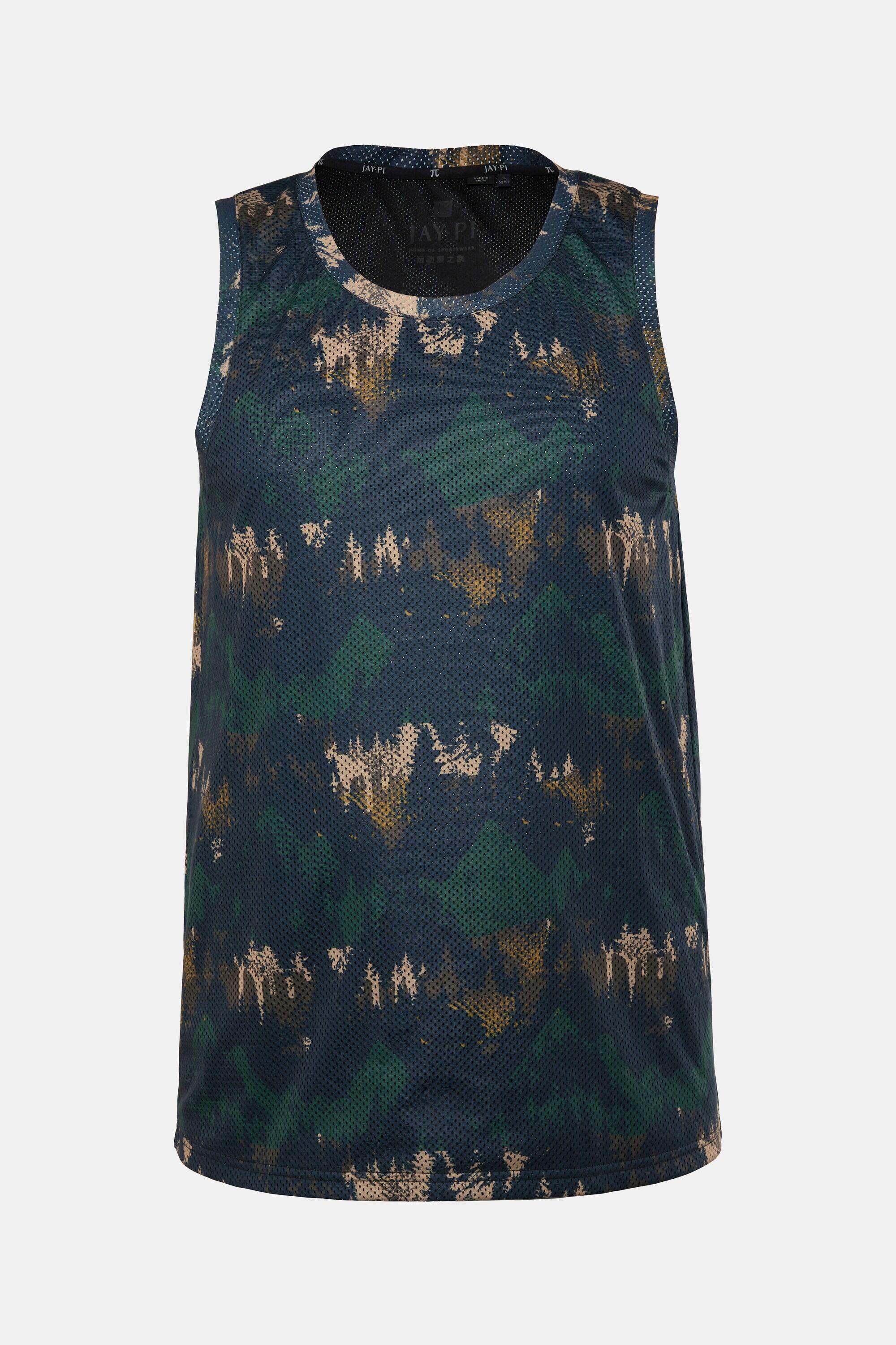 JAY-PI Mesh Tank Top Men Green Camouflage QuickDry up to 7XL JAY PI ...
