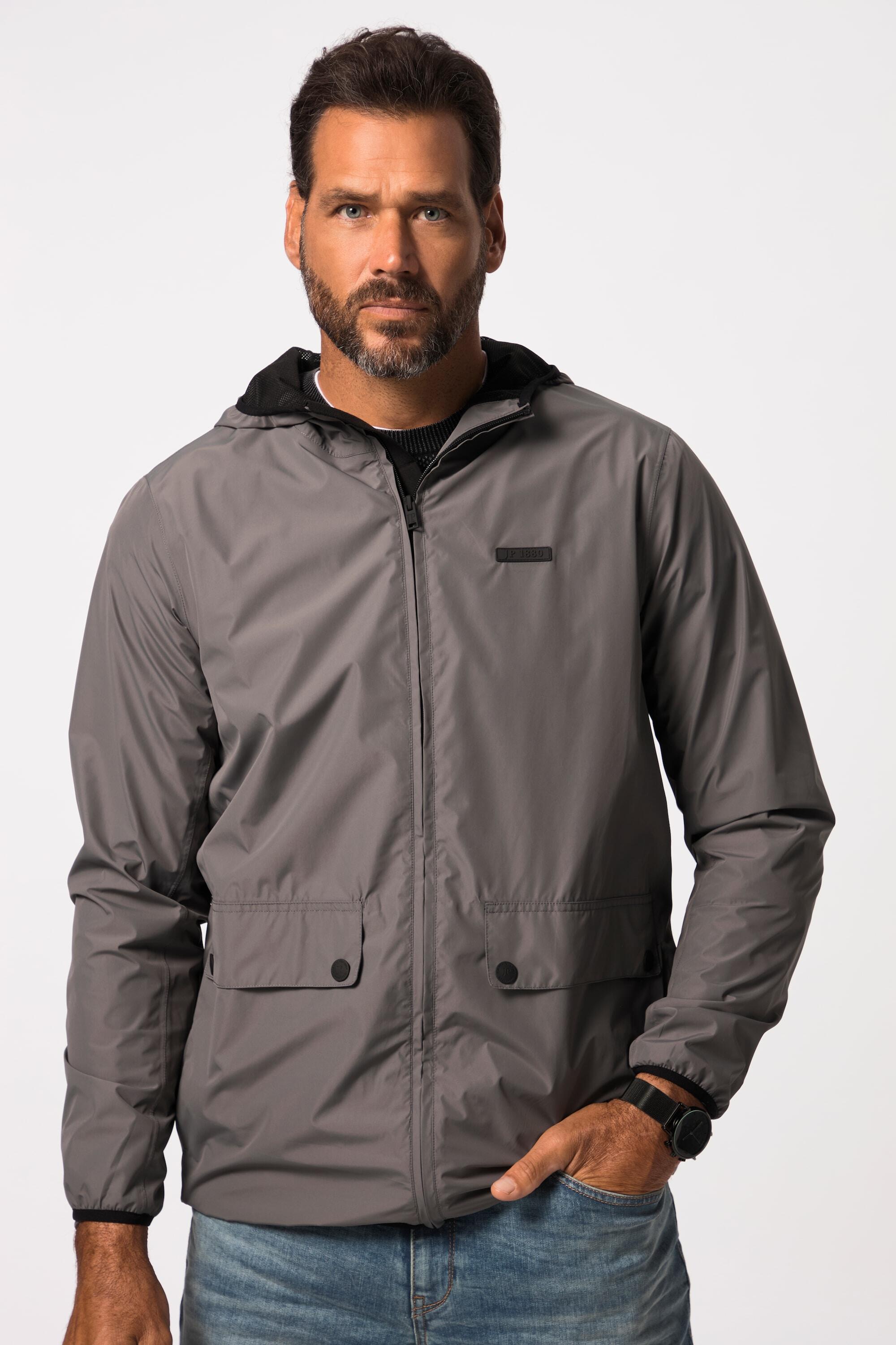 JP1880 Men's Technical Jacket Plus Size, Water-Repellent and Windproof ...