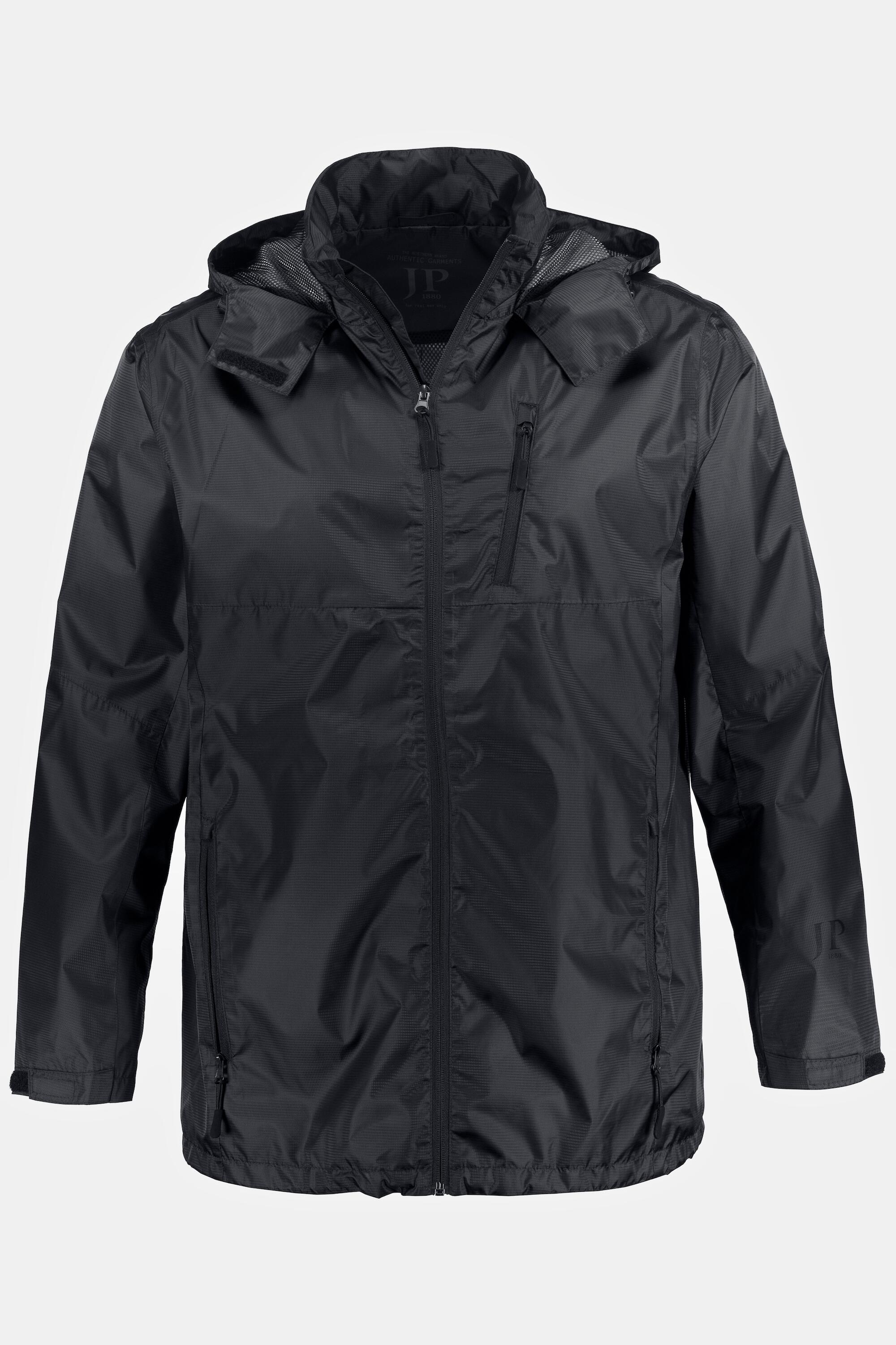 Men's Water-Repellent Jacket - 100% Polyester, Integrated Hood ...