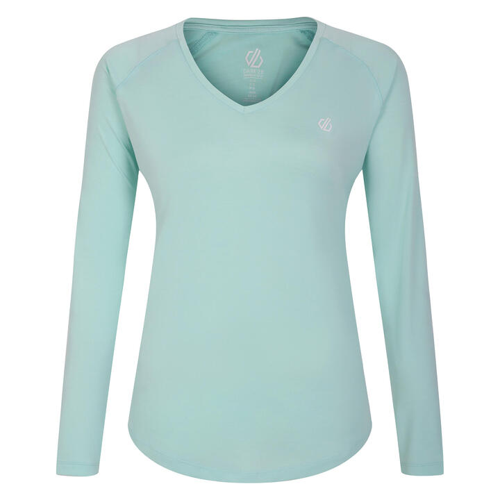 DARE 2B Dames Discern Tshirt met lange mouwen (Sorbet Roze) | Decathlon