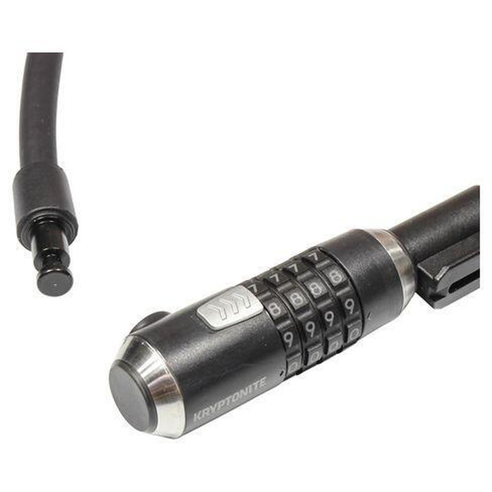 Kryptonite Kryptoflex 1018 számzáras kábelzár KRYPTONITE - Decathlon