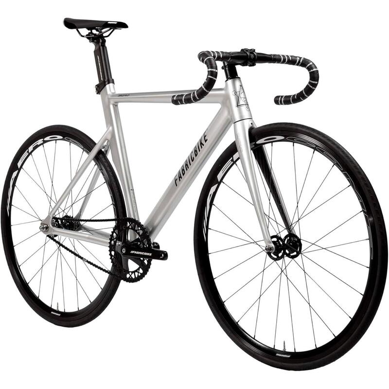 Vélo Fixie Aero Aluminium et Fourche Carbone 28" - Glossy Black ...