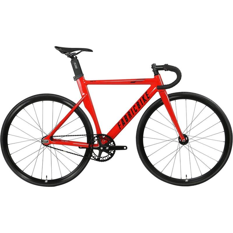 Vélo Fixie Aero Aluminium et Fourche Carbone 28" - Glossy Black ...