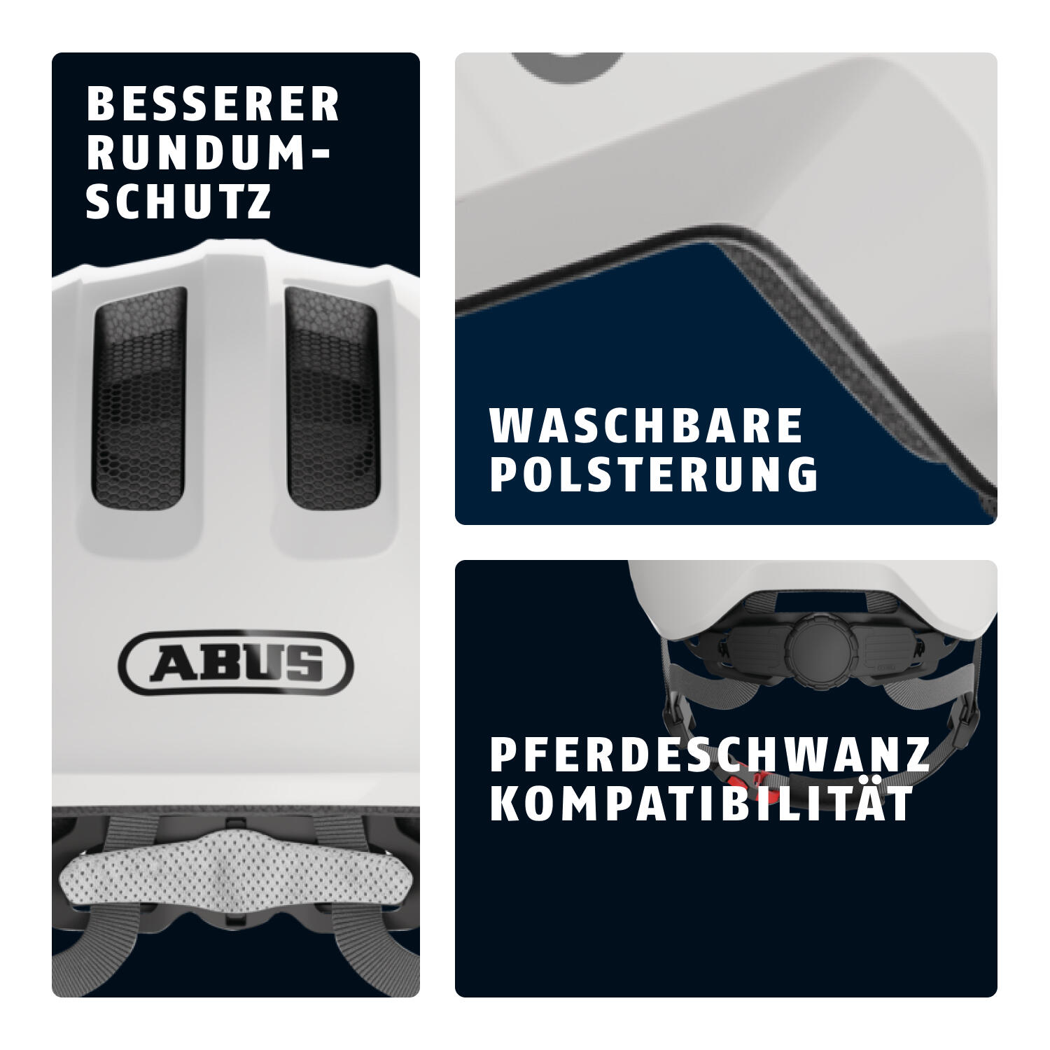 Casco bambino ABUS Smiley 3.0 S grigio (45–50 cm) ABUS | Decathlon