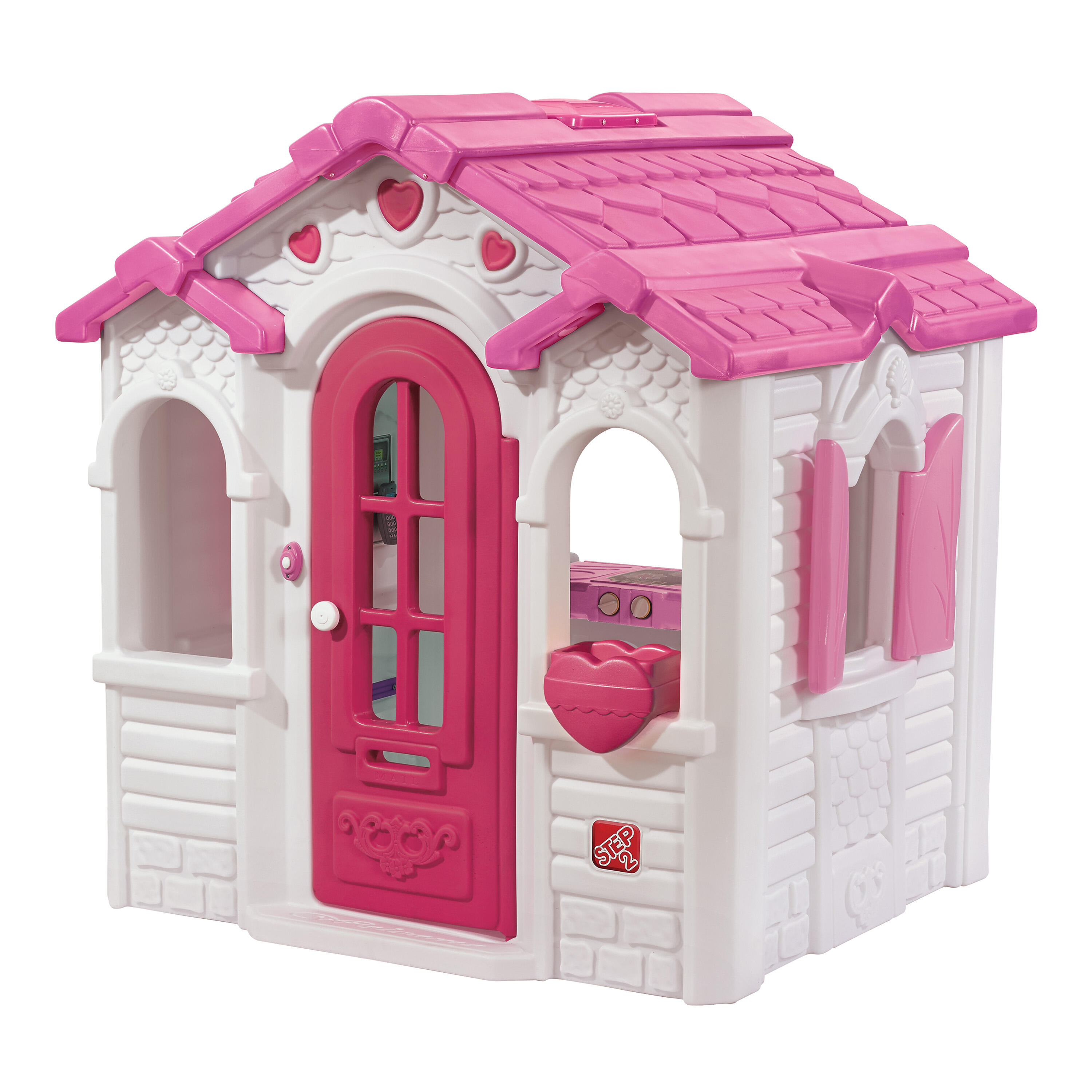 Sweetheart Spielhaus für Kinder, Spielküche, Klingel. Rosa/Weiß | Decathlon