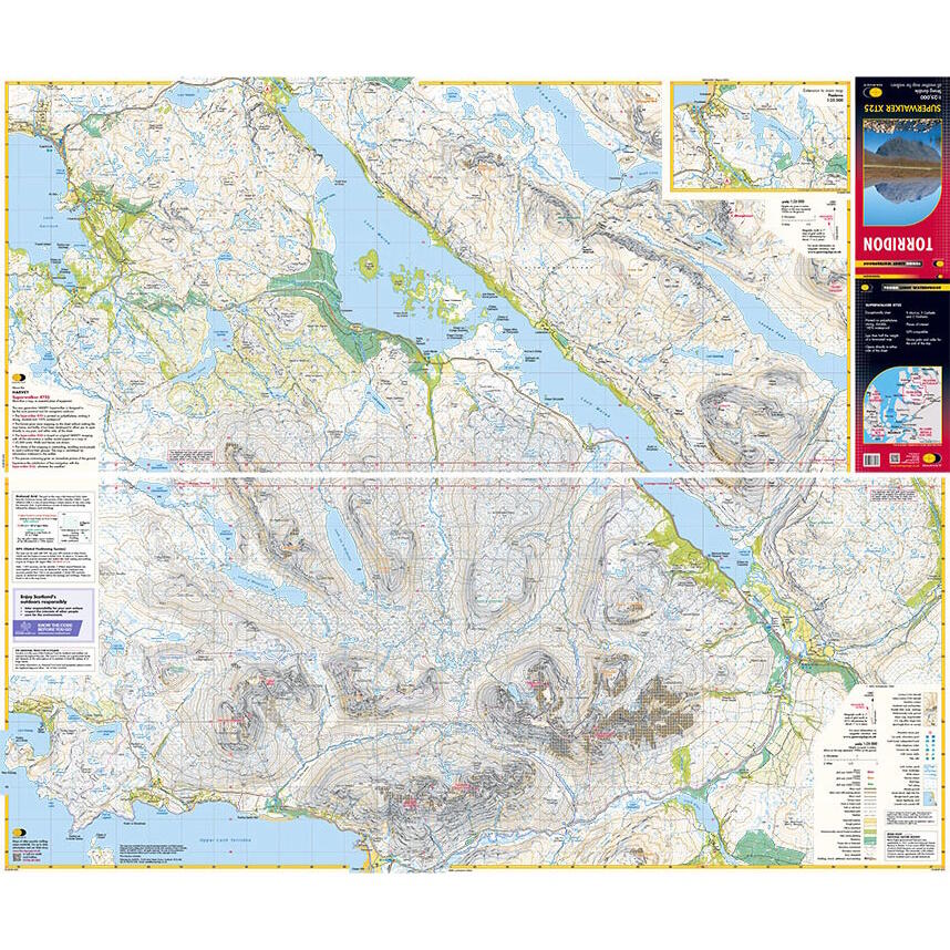Superwalker XT Map - Torridon Scotland HARVEY MAPS | Decathlon