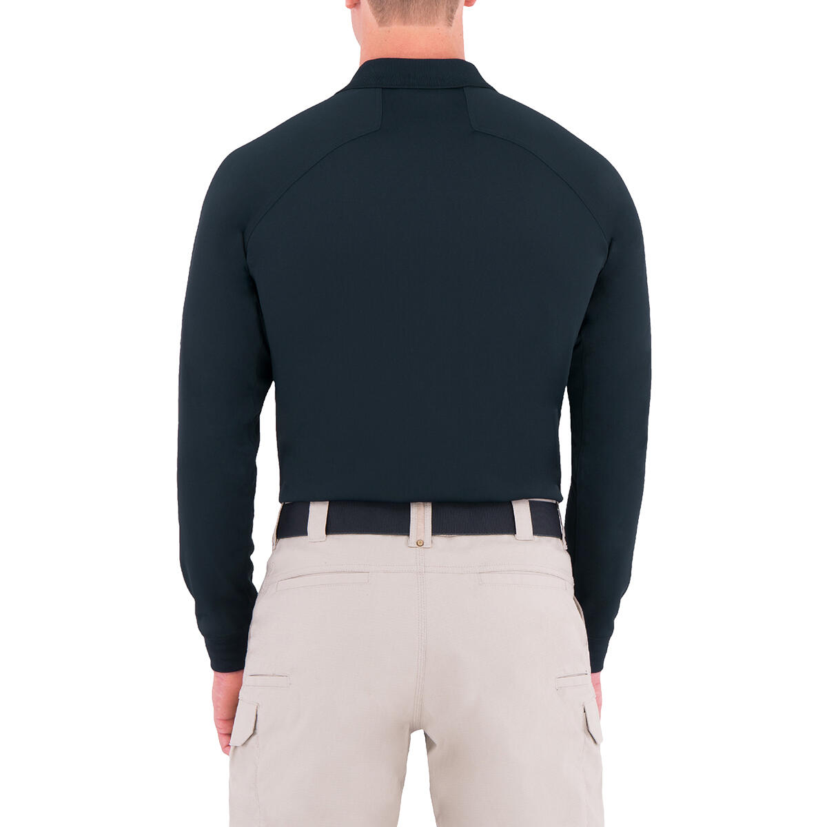 First Tac Men's Performance Long Sleeve Polo Midnight Navy FIRST ...