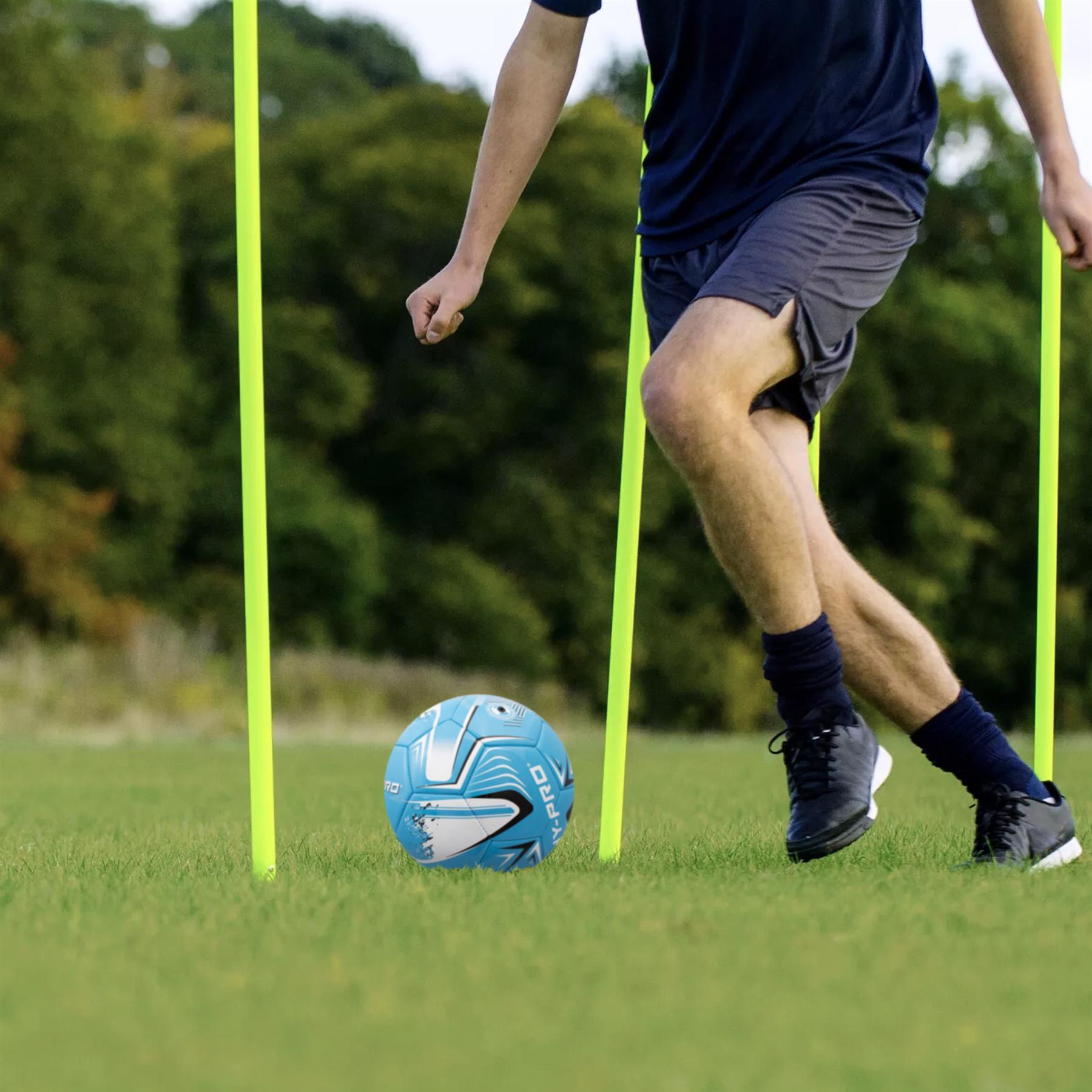 Hy-Pro 8pk Collapsible Agility Pole With Spike | Decathlon