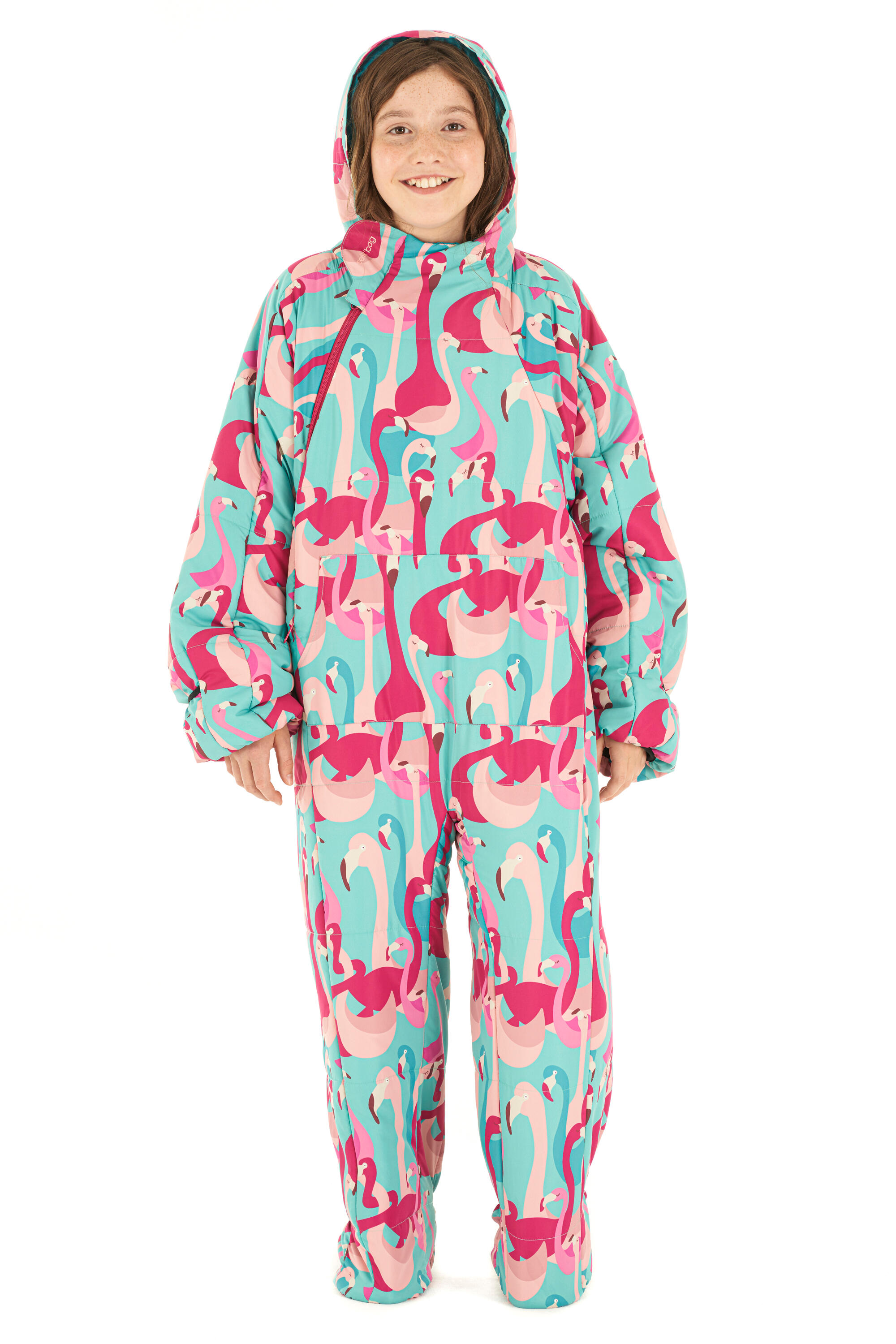 Selk'Bag Kids Kids Recycled Flamingo Sleeping Bag Suit SELK BAG | Decathlon