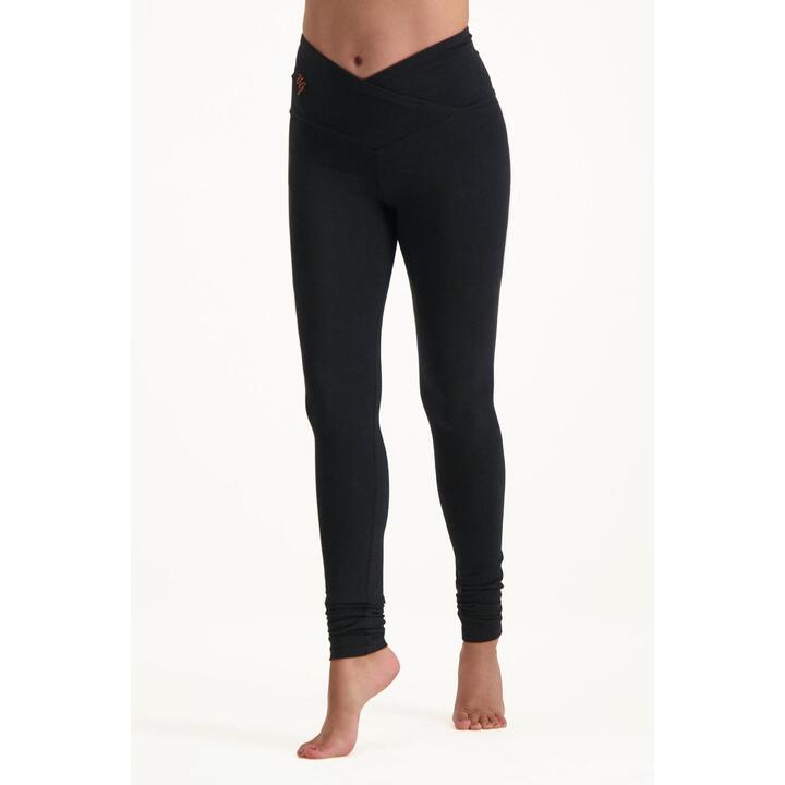 URBAN GODDESS Sati Overslag Yoga Legging - Zwart | Decathlon