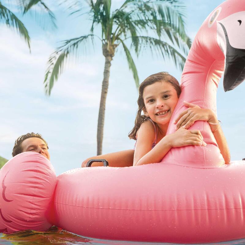 Bouée flamant rose gonflable Intex 142x137x97 cm INTEX | Decathlon