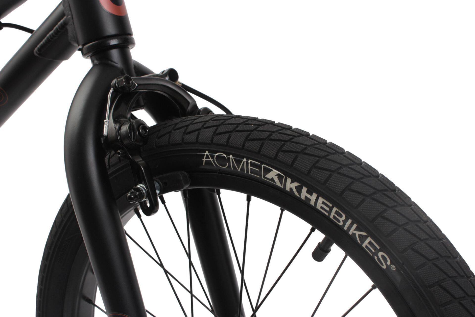 BMX kind alu BLAZE AL zwart 18 inch 9,3kg licht sterk stabiel KHEBIKES ...