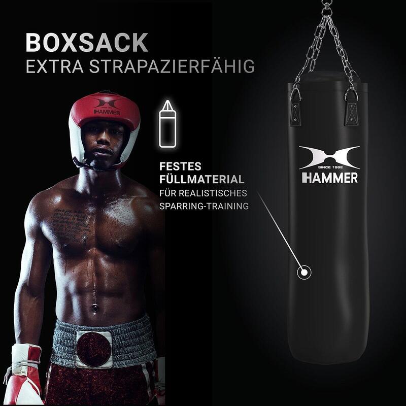 HAMMER - Sac de Box Hammer Premium Black Kick - 150 cm | Decathlon