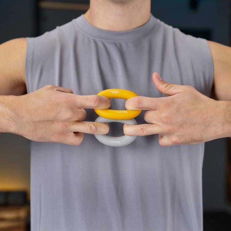 Anneau de préhension en silicone Trex Sport 3 pièces 14/18/23 kg TREX ...