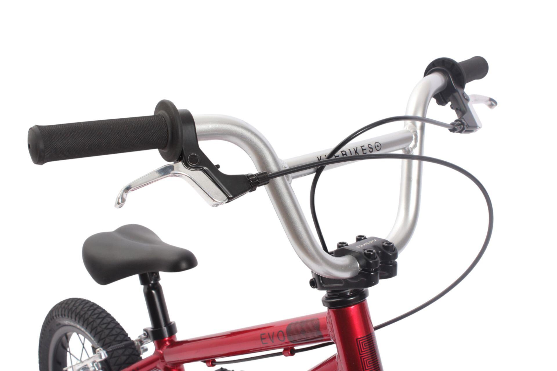 BMX fiets aluminium kind EVO LL rood 14 inch 7,5 kg KHEBIKES | Decathlon