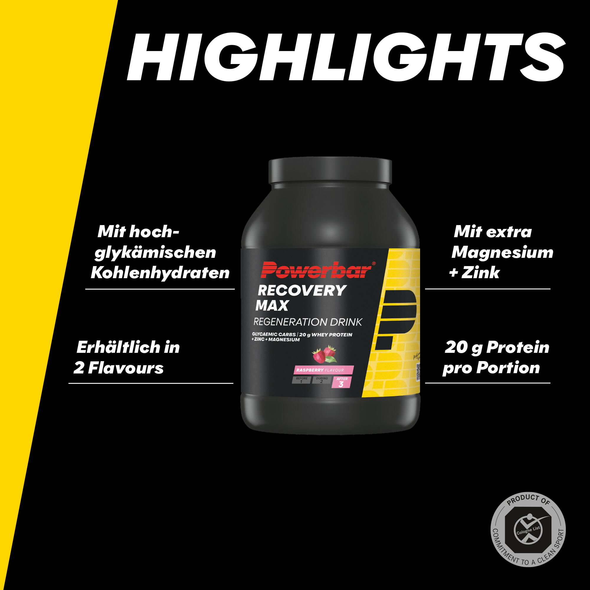 Drink PowerBar Recovery MAX 1,144kg | Decathlon