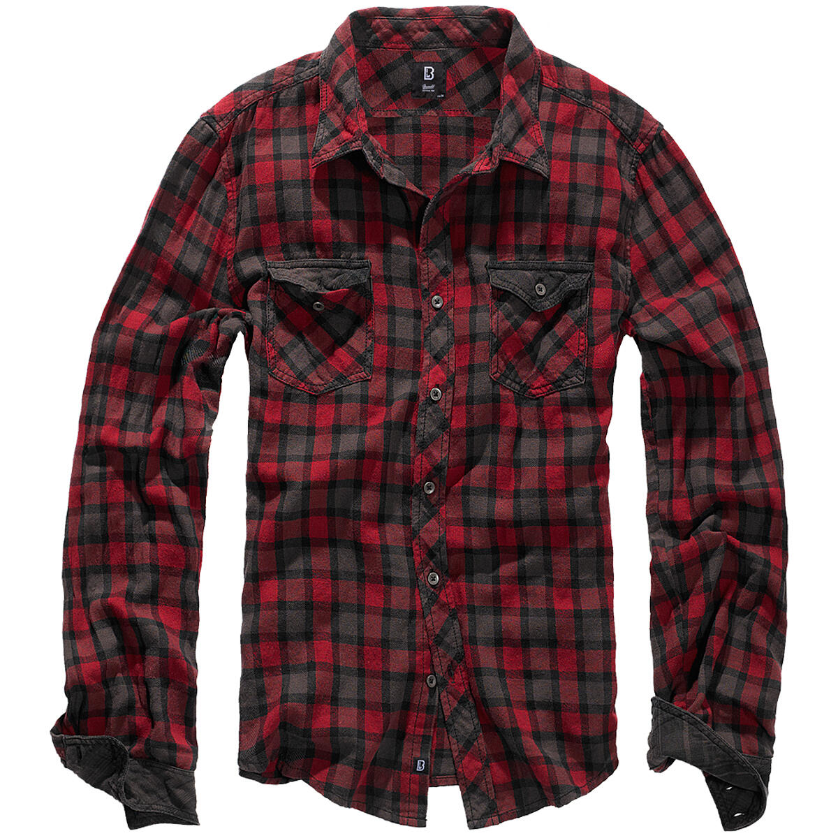 Brandit Checkshirt Duncan Red / Brown | Decathlon