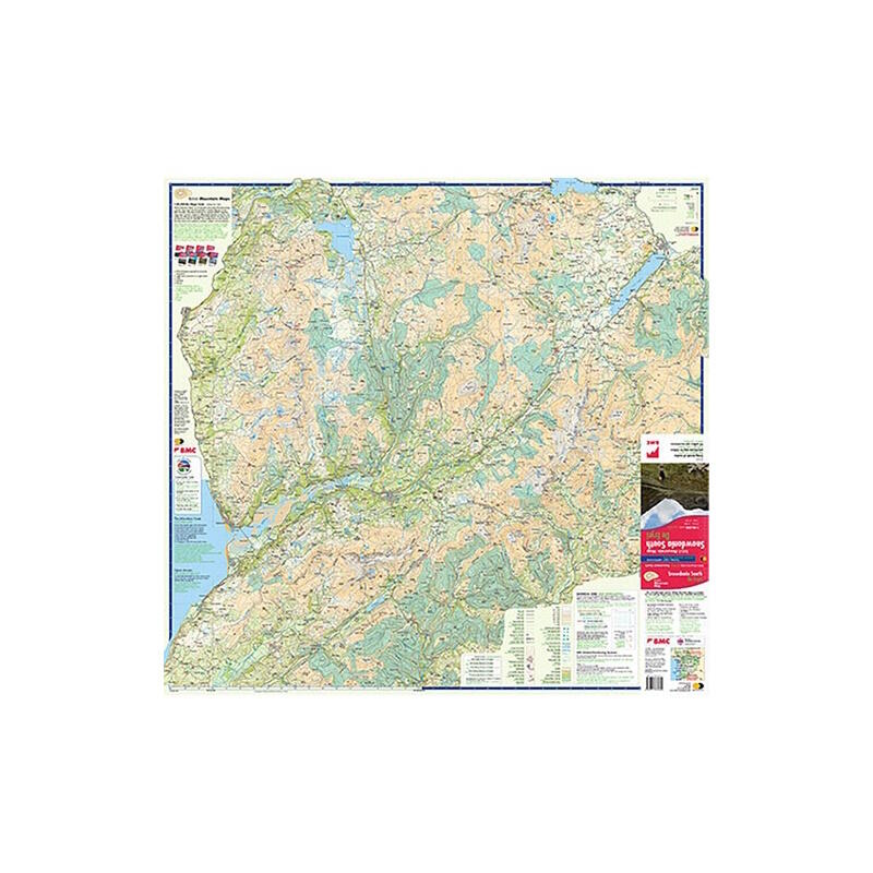 Harvey Maps British Mountain Map - Snowdonia South De Eryri | Decathlon