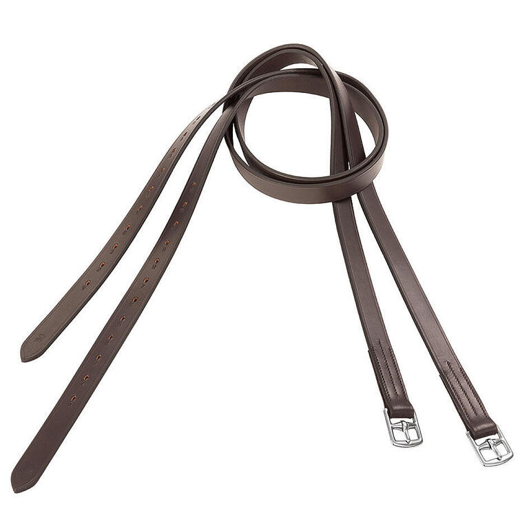 Leather stirrups for horses USG Basic (x2) - Decathlon