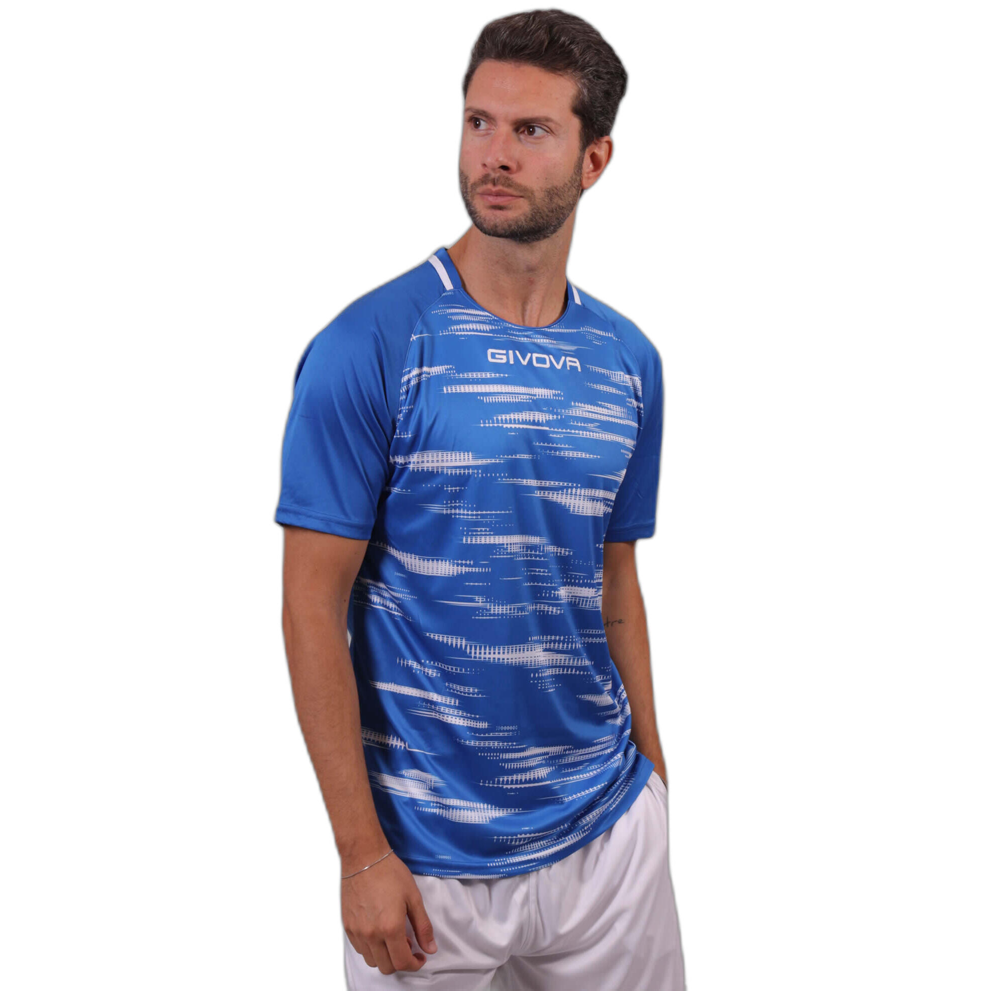 Givova Pixel Sport T-Shirt 3XS - Orange/Schwarz, Atmungsaktiv | Decathlon