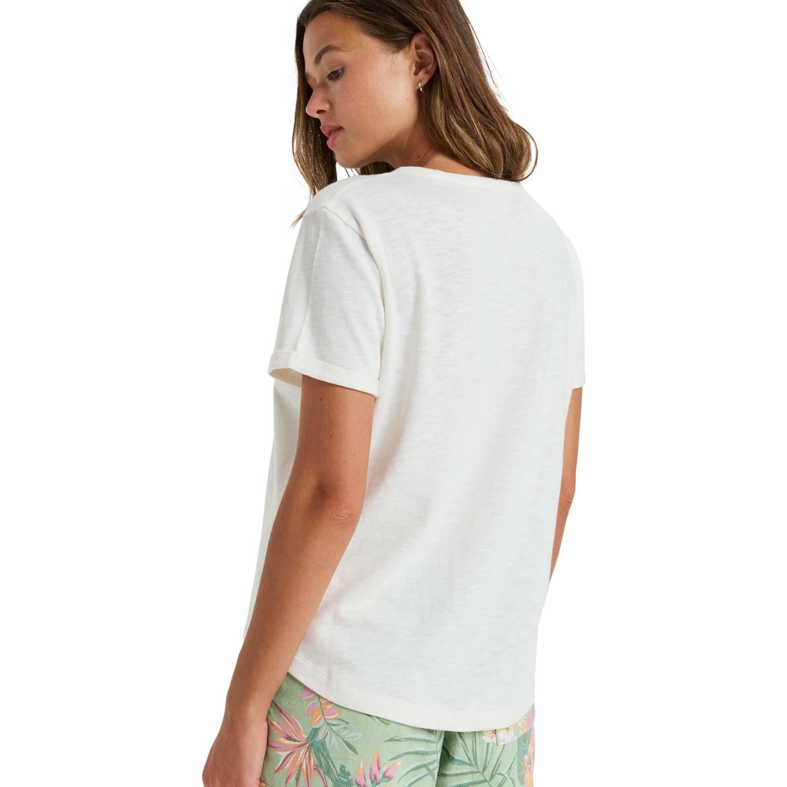 Roxy Oceanwave Regular T-Shirt-Egret | Decathlon