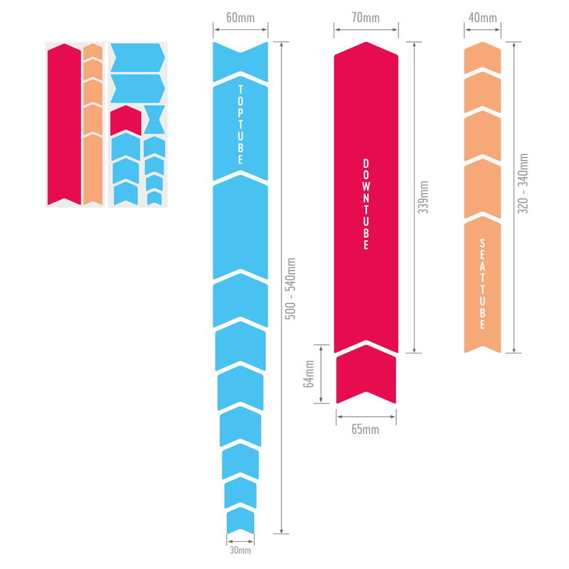 Autocollants de protection Riesel Design Frame RIESEL DESIGN | Decathlon