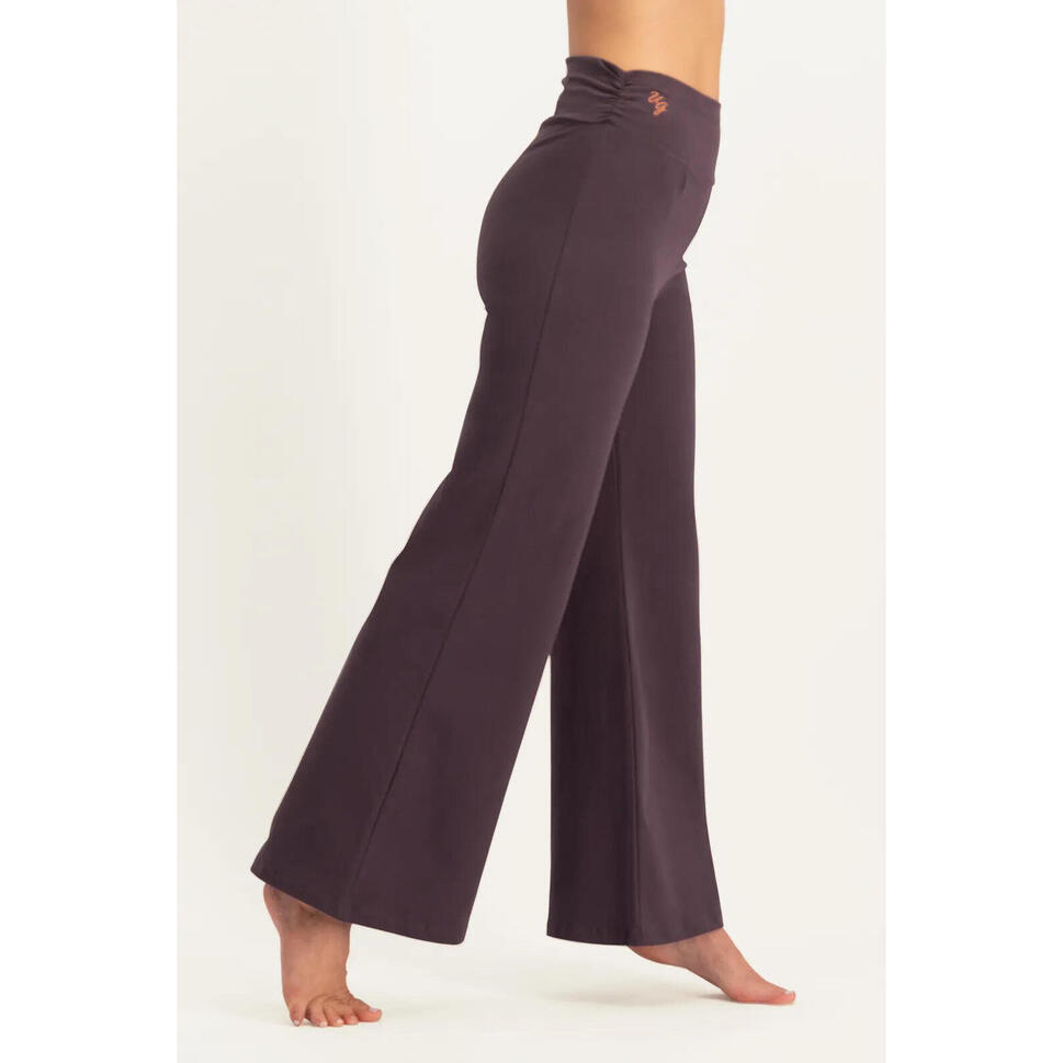 URBAN GODDESS Maeve Wijde Yoga Broek - Berry | Decathlon