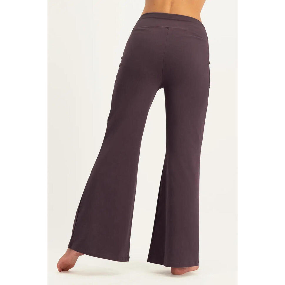 URBAN GODDESS Maeve Wijde Yoga Broek - Berry | Decathlon