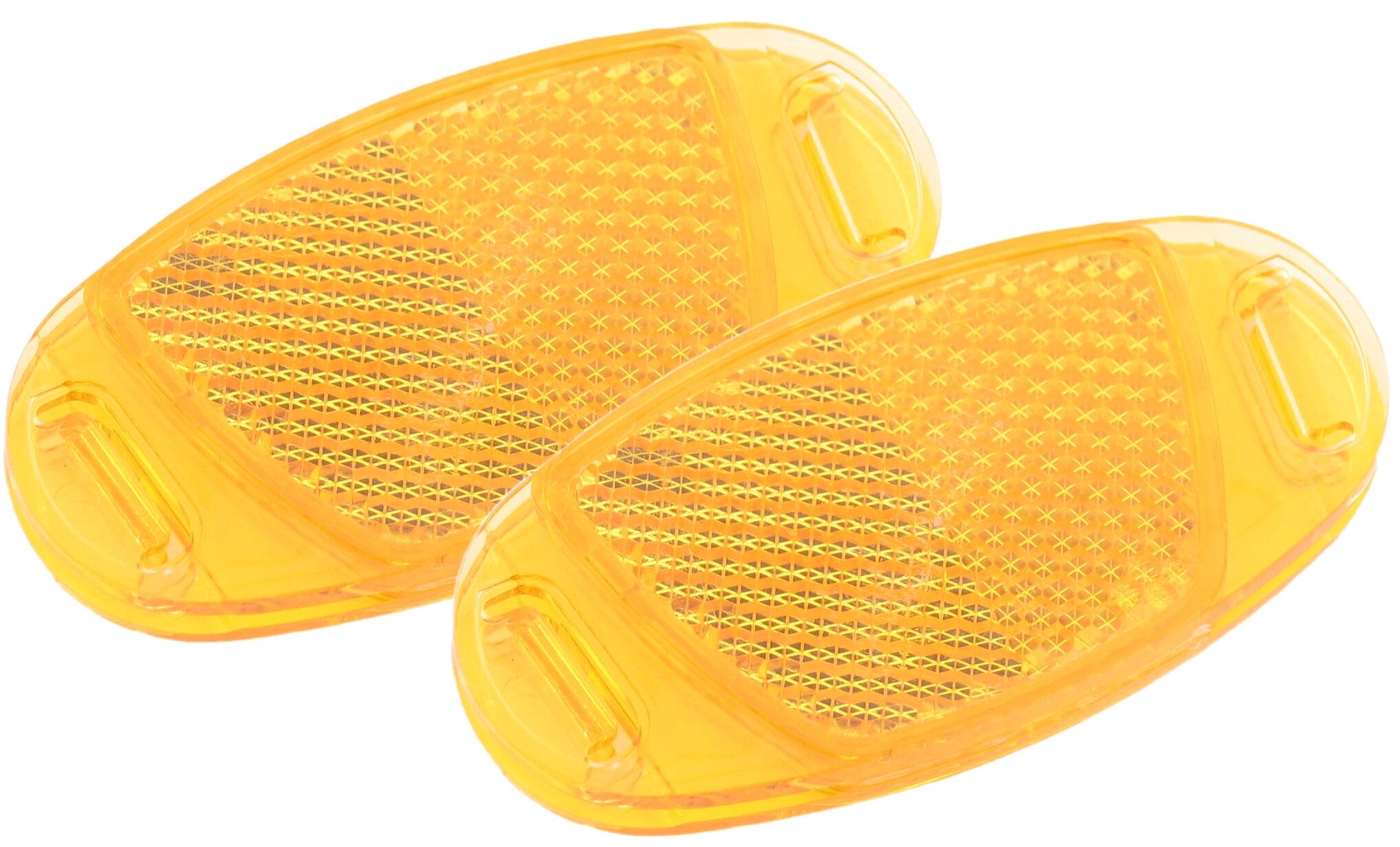 Set de réflecteurs Orange pour rayons (2 pièces) - Visibilité Accrue ...