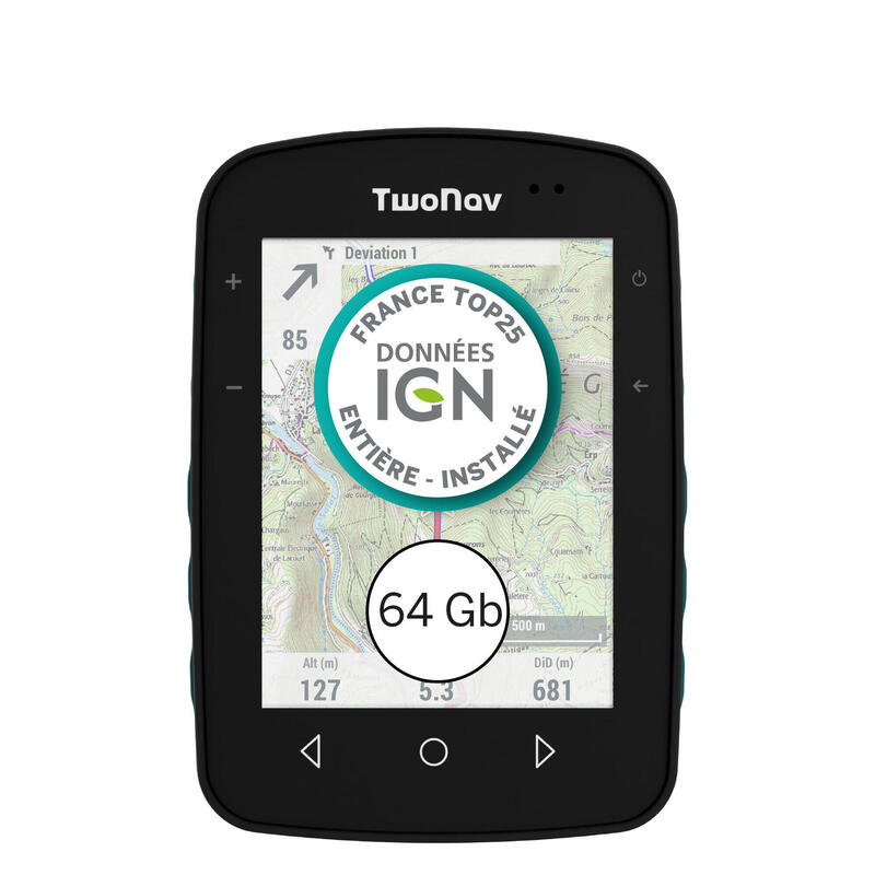 GPS Terra (64 Go) + Carte France IGN Top25 TwoNav TWONAV | Decathlon