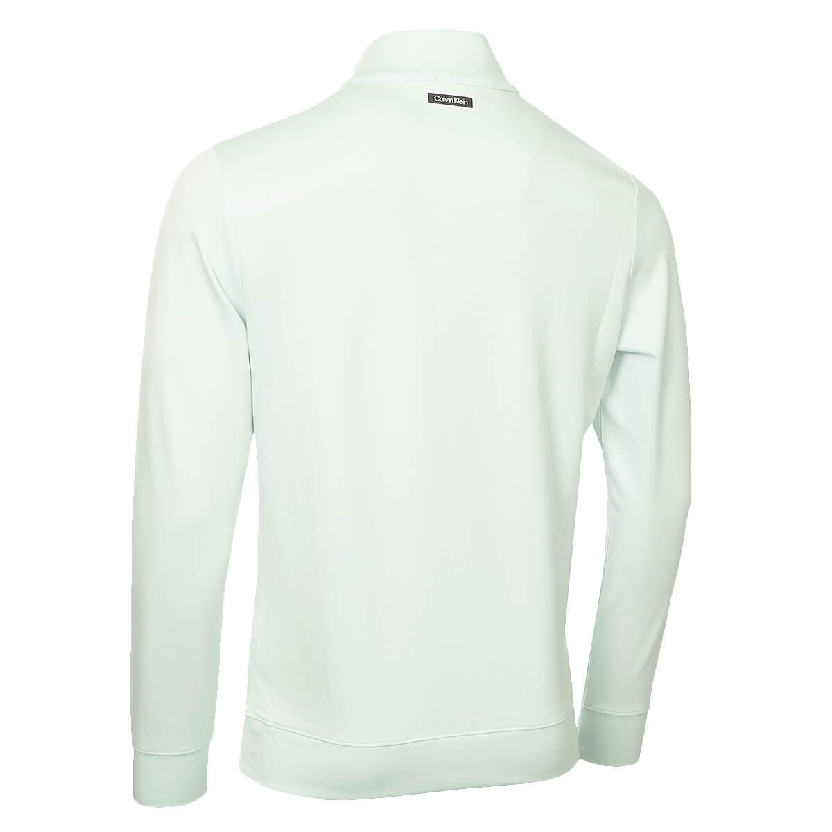 Calvin Klein Mens Concord Half Zip Stretch Soft Sweater - Light Jade - L | Decathlon