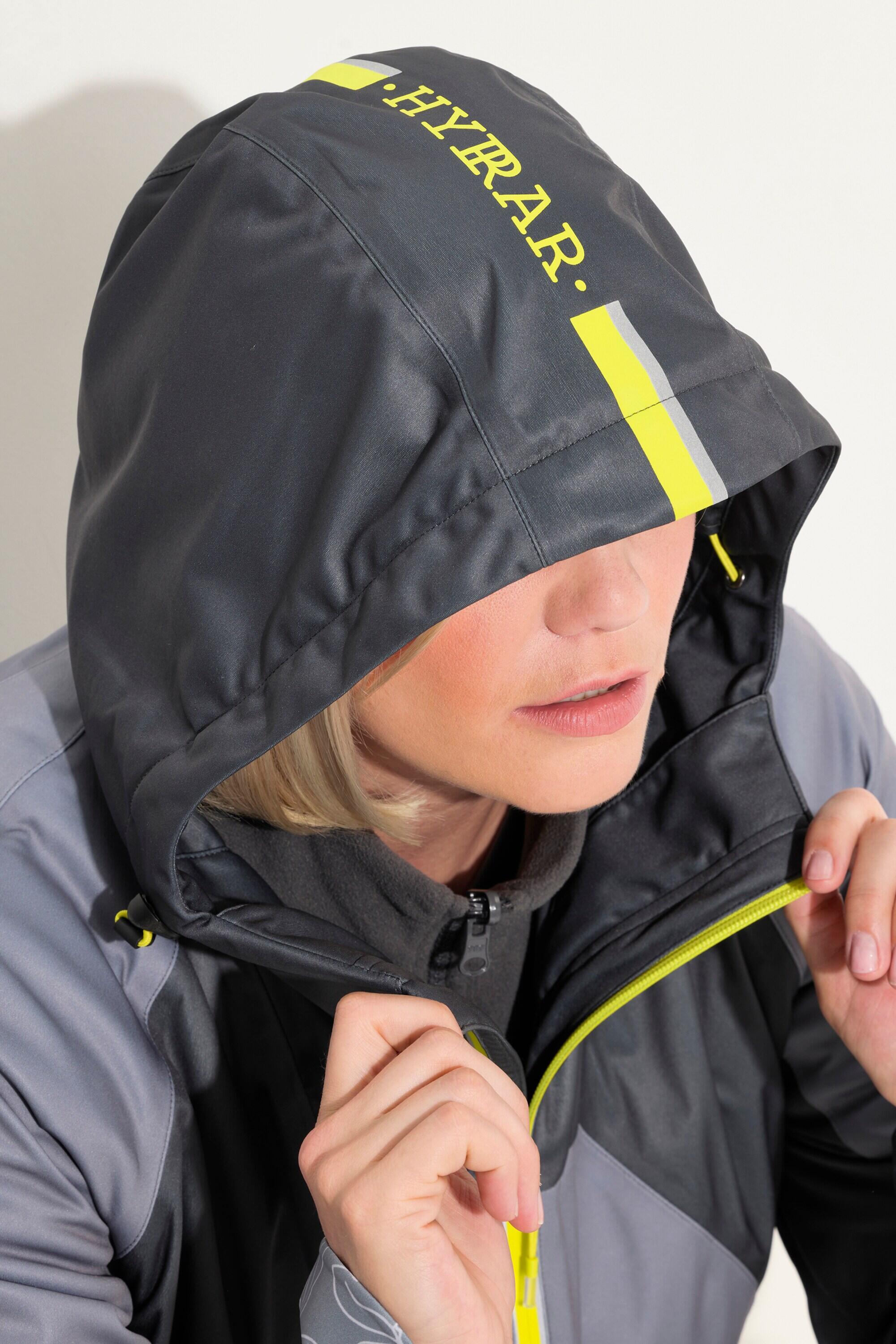 Women's Technical Waterproof Jacket Grey, Removable Inner Jacket ULLA ...