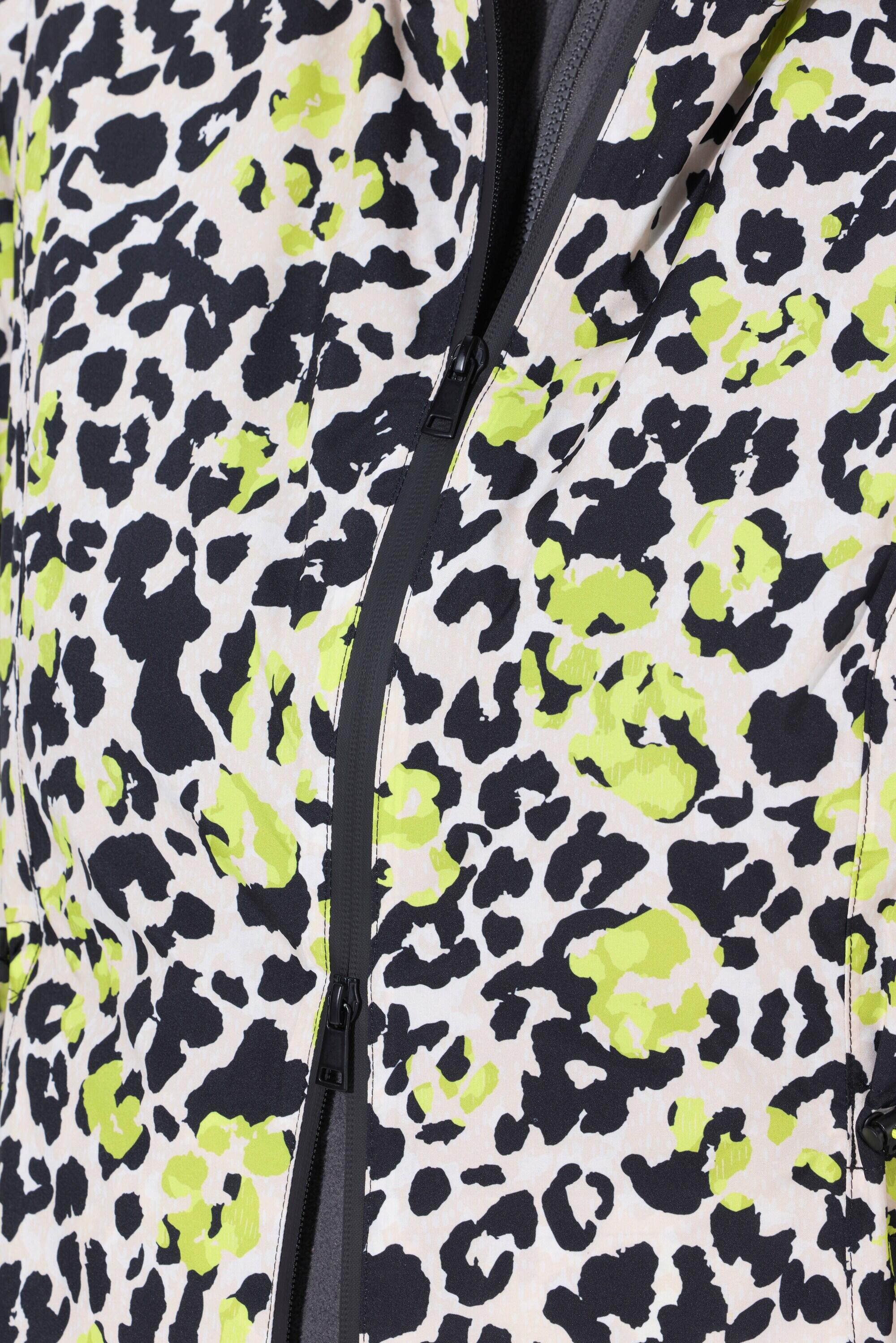 Women's Leopard Print Rain Jacket 100% Polyester Waterproof ULLA POPKEN | Decathlon