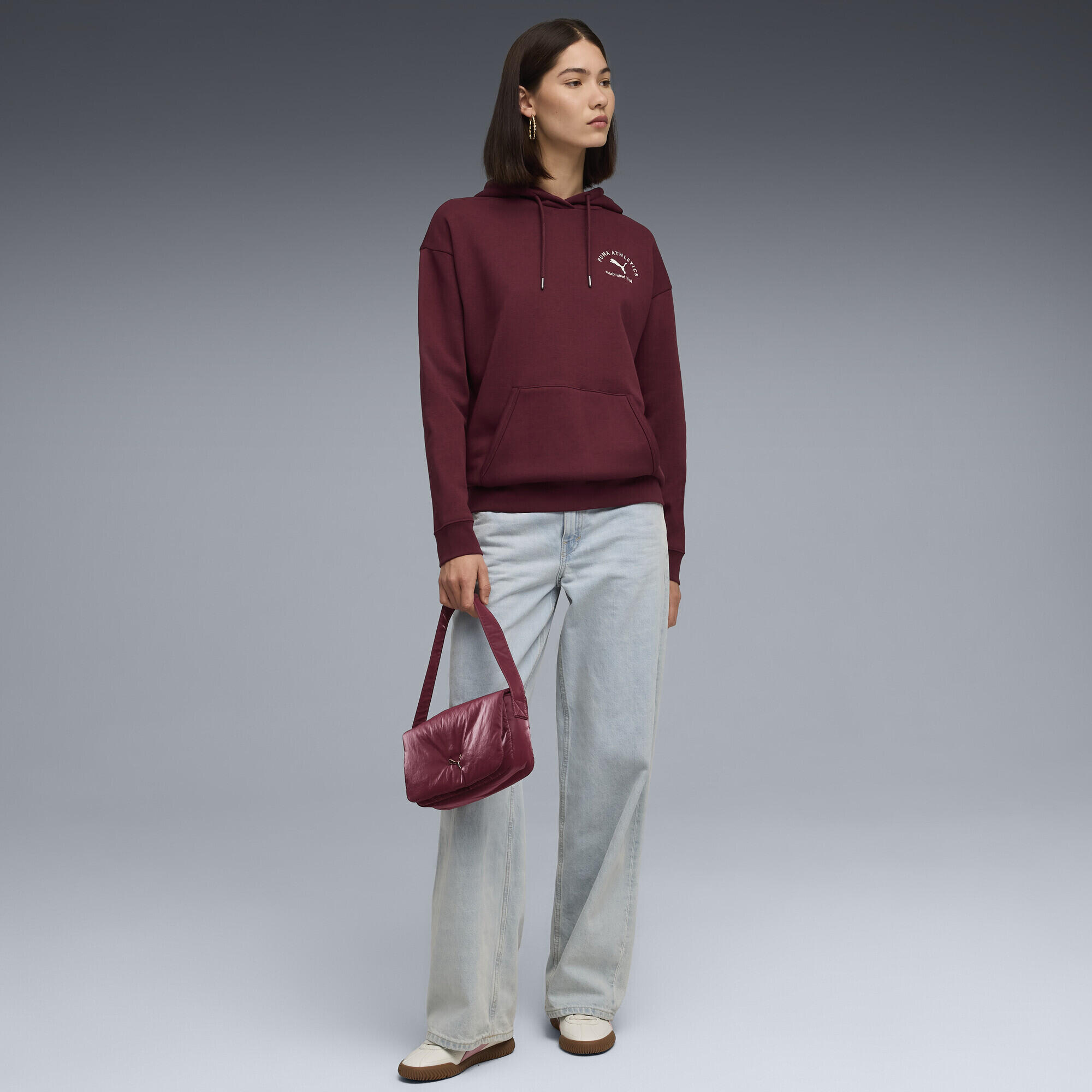 Felpa con cappuccio PUMA Class dal taglio morbido da donna PUMA Ruby ...
