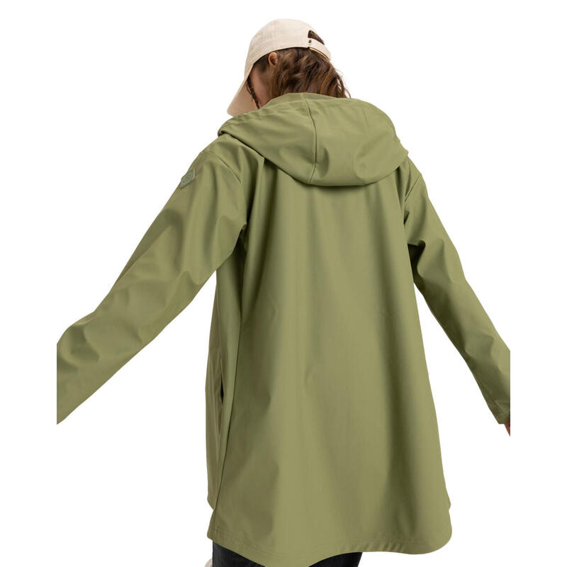 Veste imperméable RAINING AGAIN Vert Femme ROXY | Decathlon